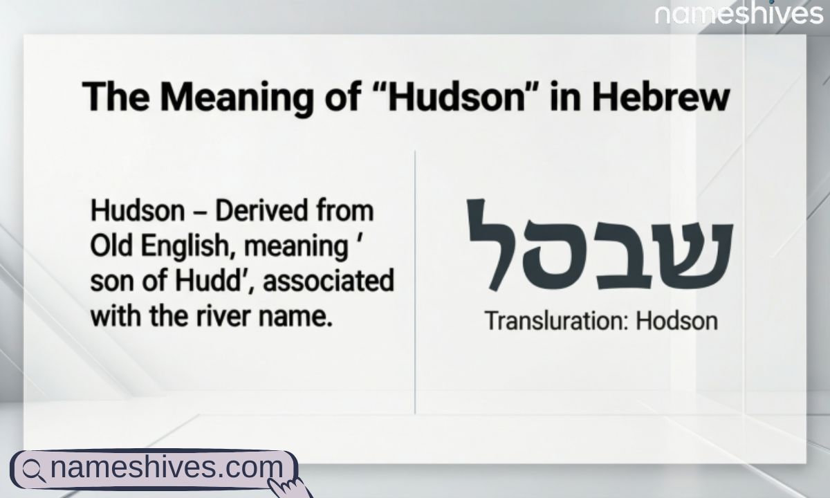 Hudson Mean Origin, Spiritual Meaning, and Nicknames